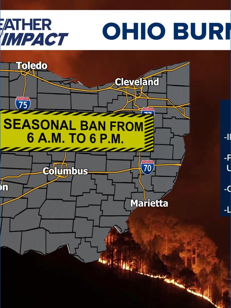 Seasonal burn ban in effect for Ohio in October, November | 10tv.com