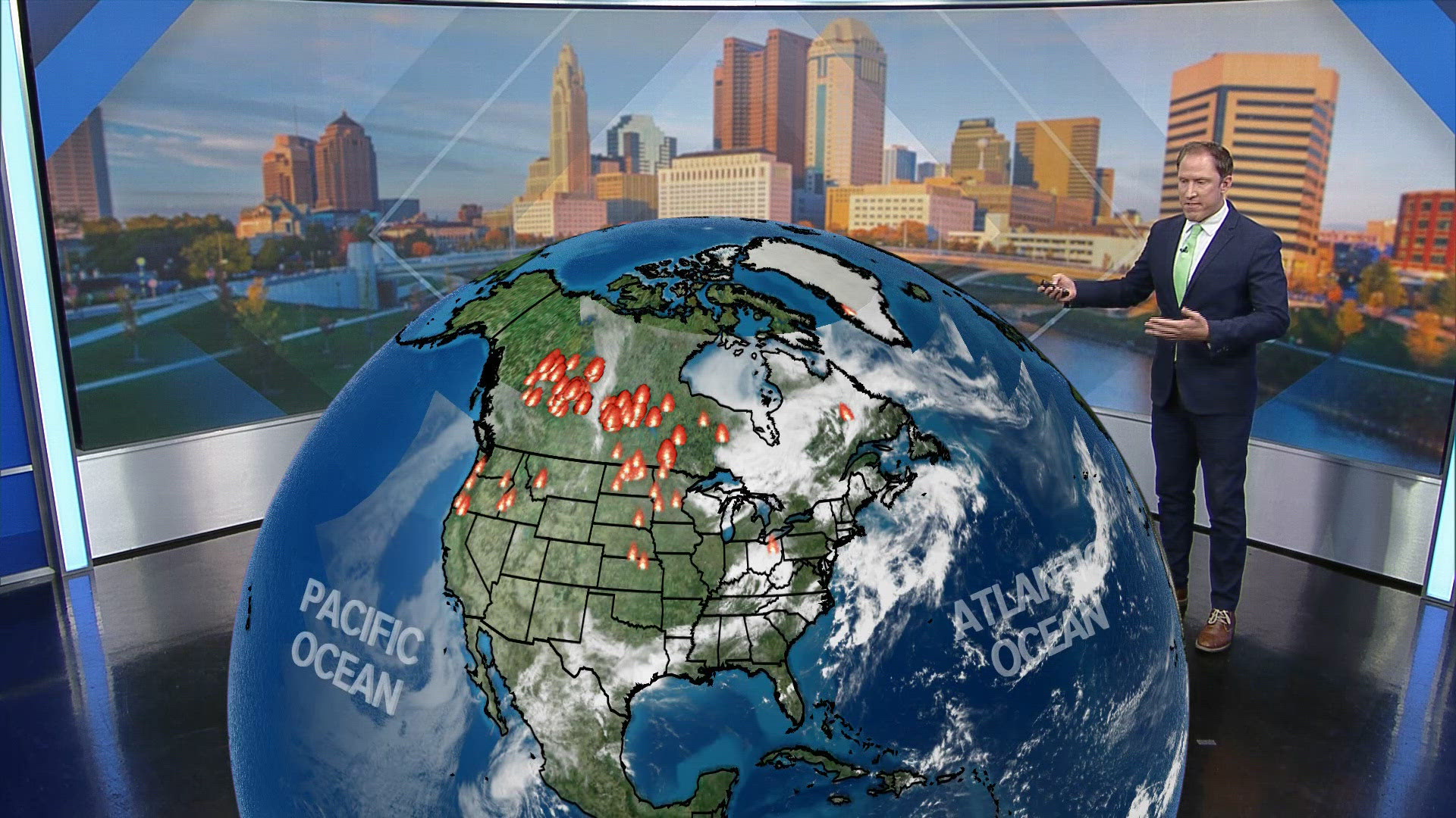 Wildfire smoke leads to hazy skies in the Midwest | 10tv.com