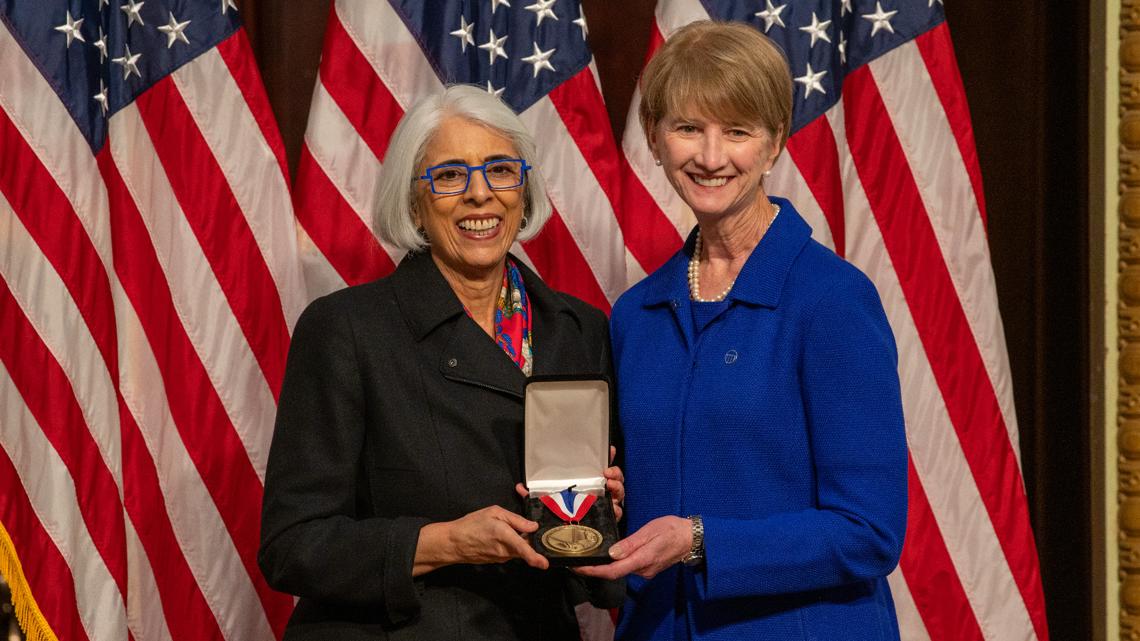 Kristina Johnson receives presidential award | 10tv.com