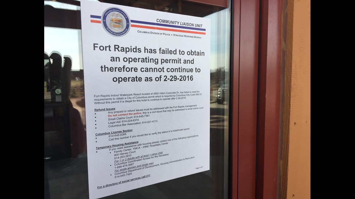 Fort Rapids Voluntarily Shuts Down For Health & Safety Violations ...