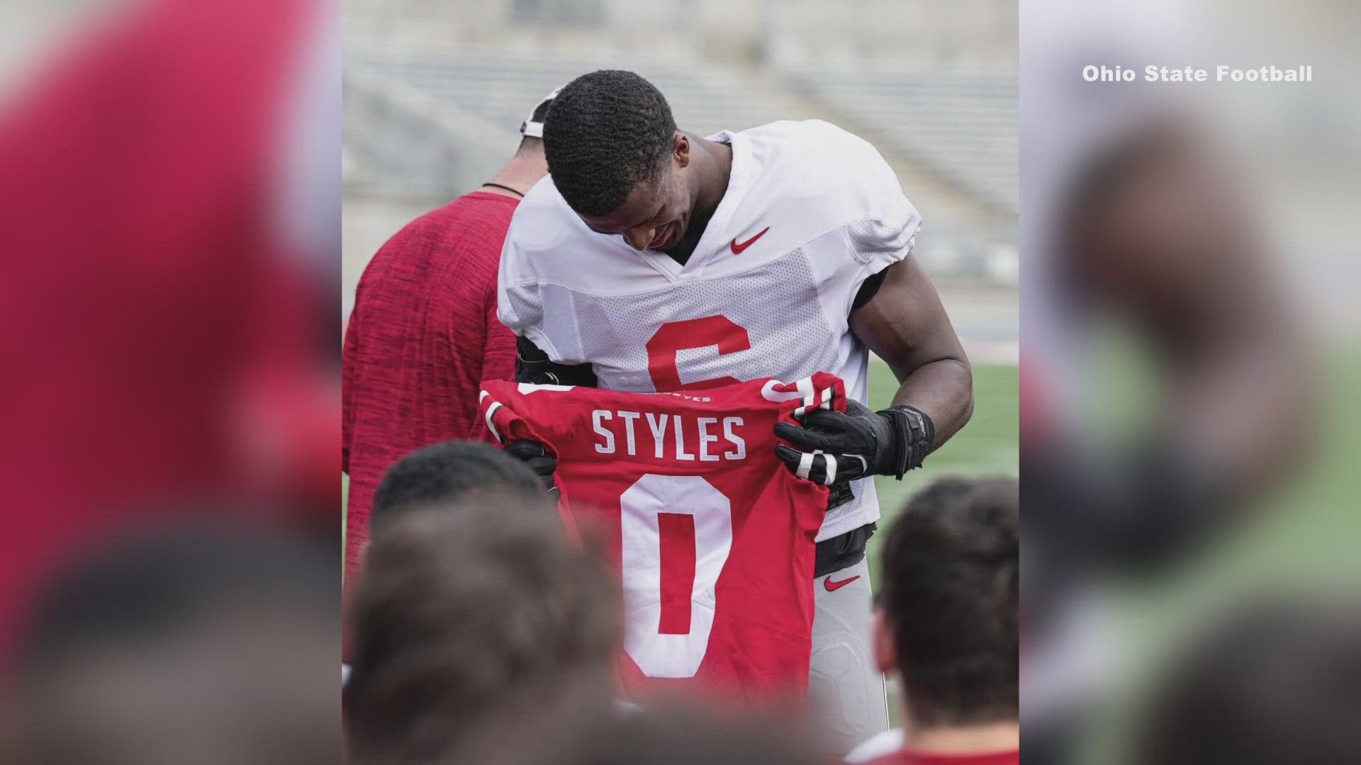 Sonny Styles gets Block O jersey | 10tv.com