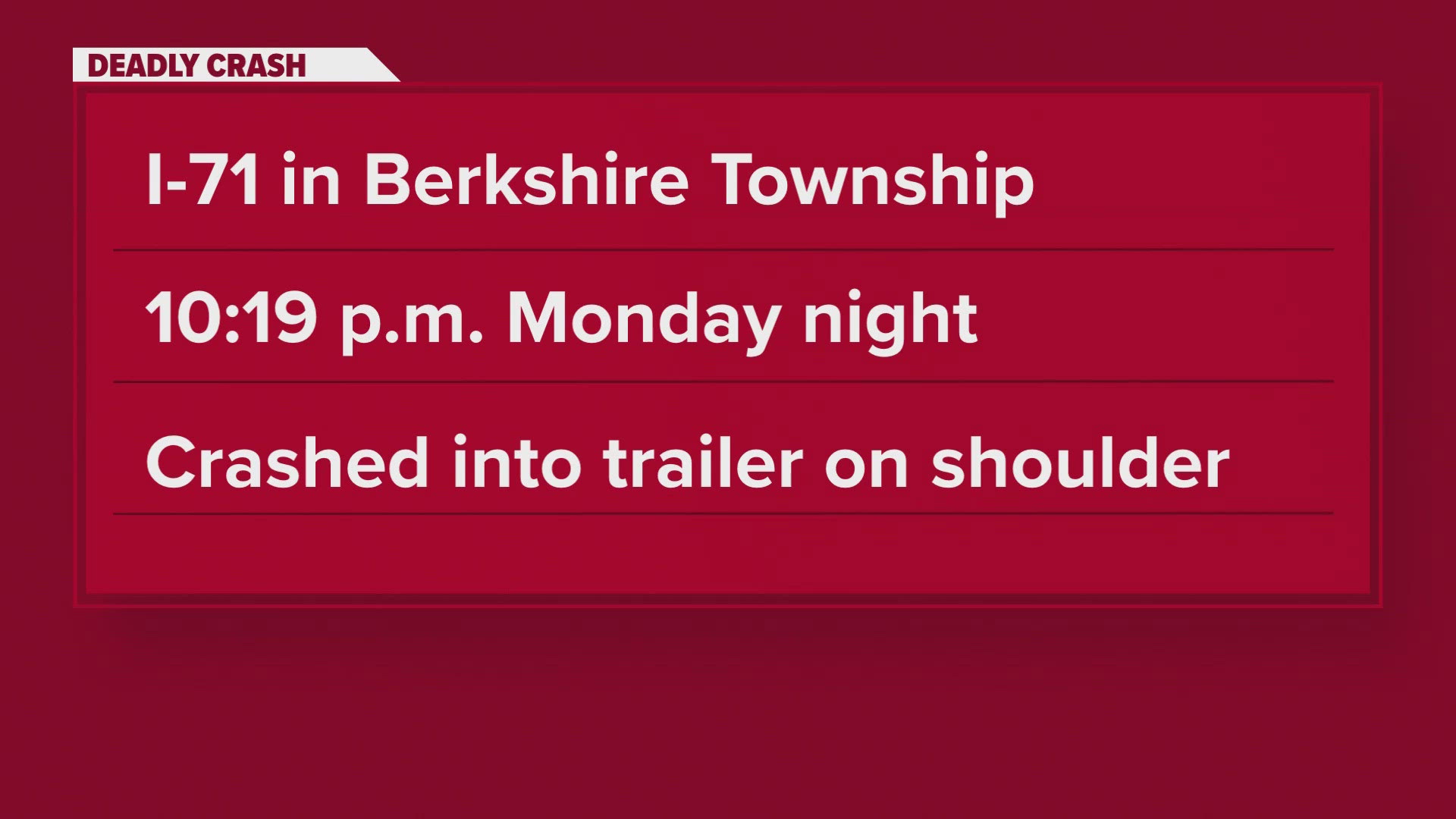 1 dead after crash on I-71 in Delaware County | 10tv.com