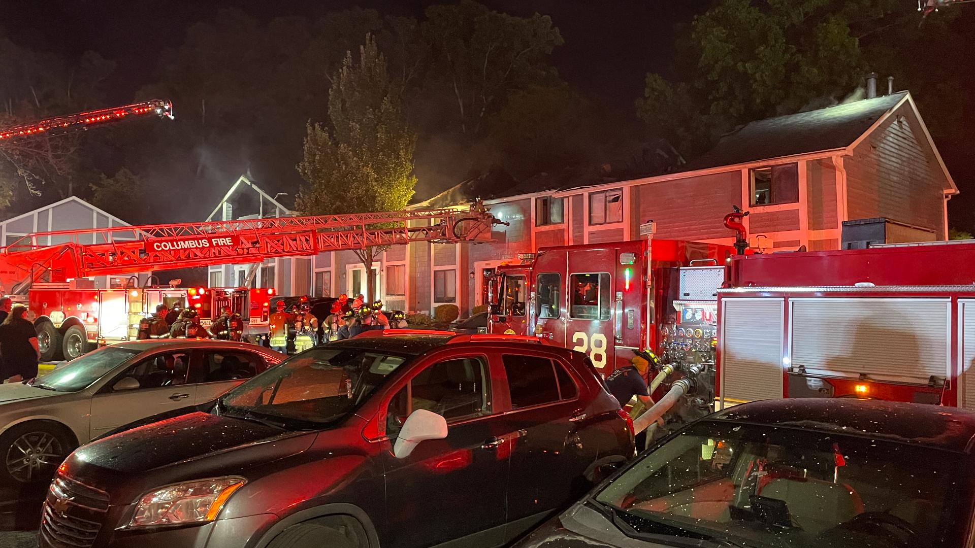 Fire breaks out at northeast Columbus townhouse | 10tv.com