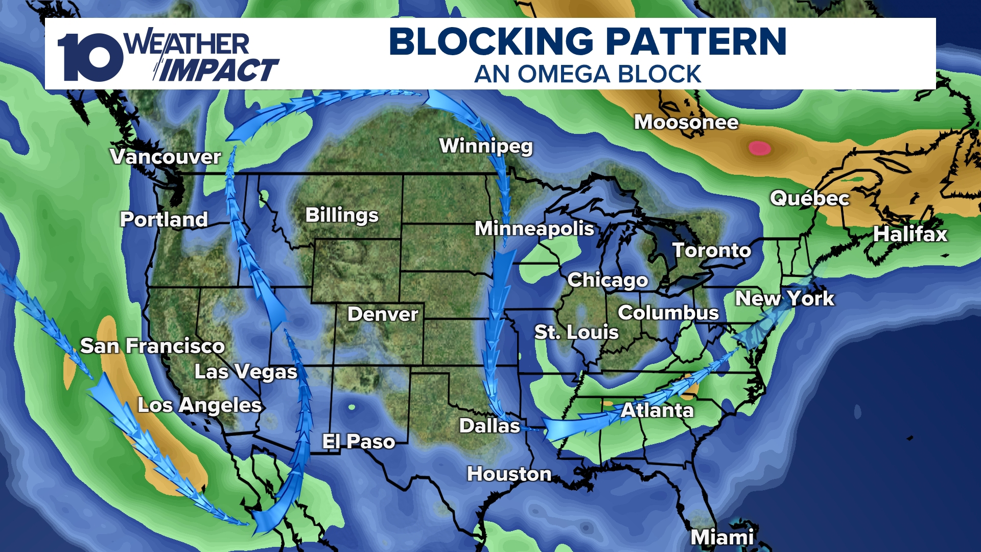 Ohio faces rain amid persistent omega block pattern | 10tv.com