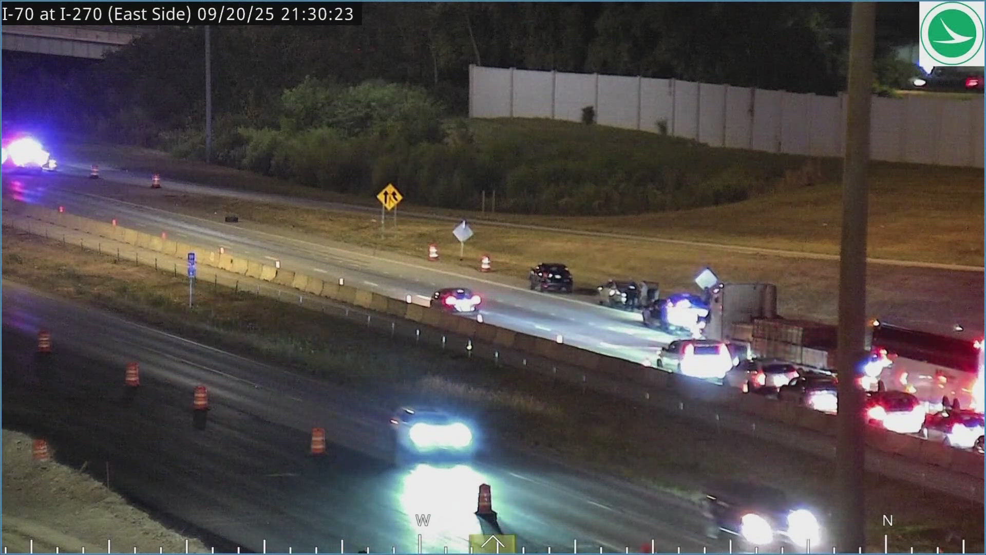 Crash involving multiple vehicles shuts down I-70 West | 10tv.com