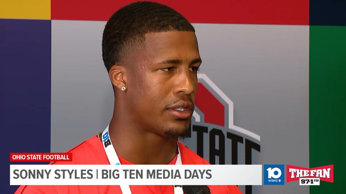 Sonny Styles Interview | Big Ten Football Media Days | 10tv.com
