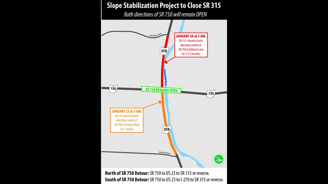 Delaware County construction project will close portions of State Route ...