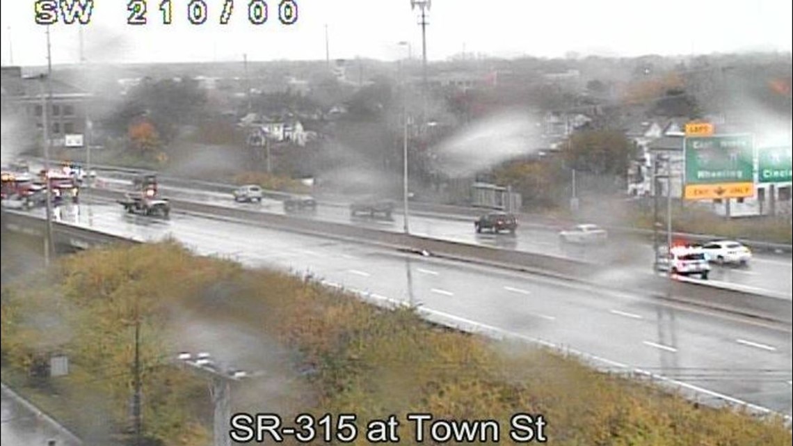 State Route 315 reopen just south of I-670 following semi crash | 10tv.com