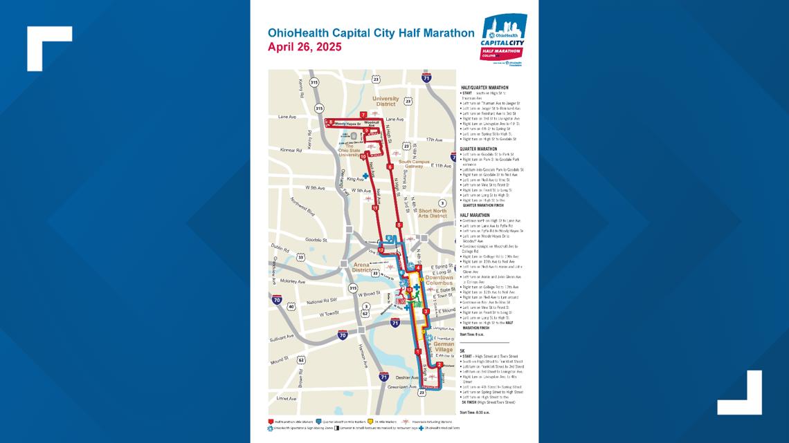 OhioHealth Capital City Half & Quarter Marathon — info and details ...