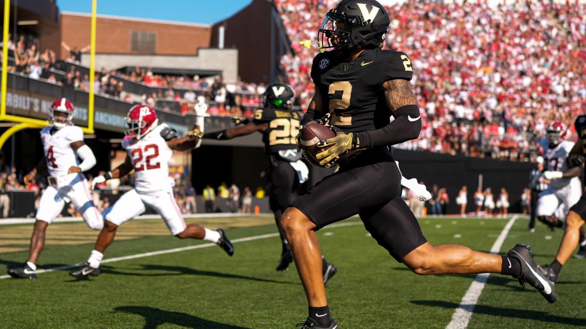 Vanderbilt takes down No. 1 Alabama 40-35 | 10tv.com