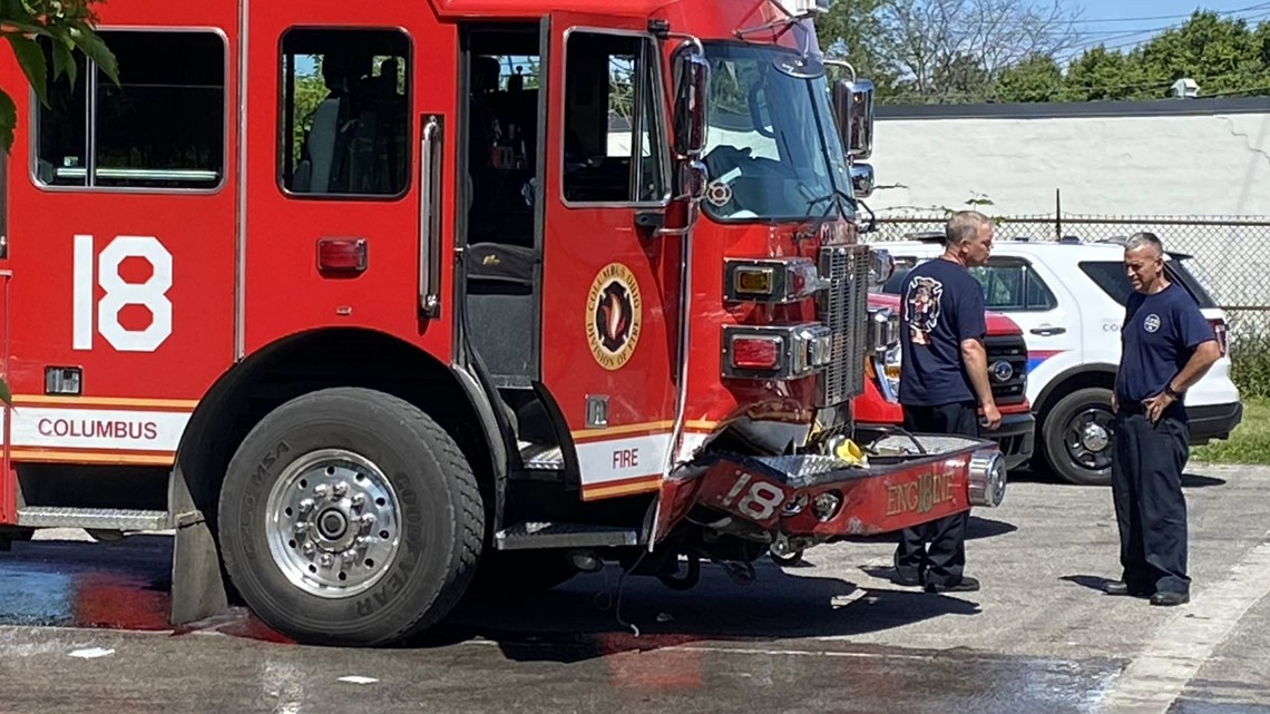 4 Columbus firefighters, 5 juveniles hurt in crash | 10tv.com