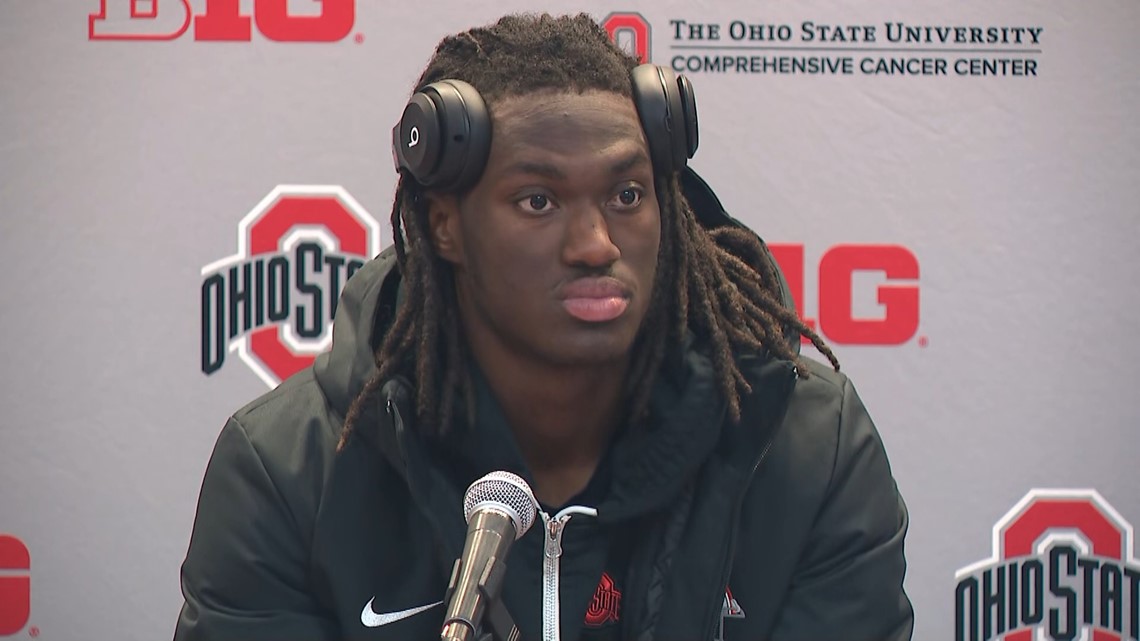 Marvin Harrison Jr. postgame interview | Ohio State-Michigan | 10tv.com