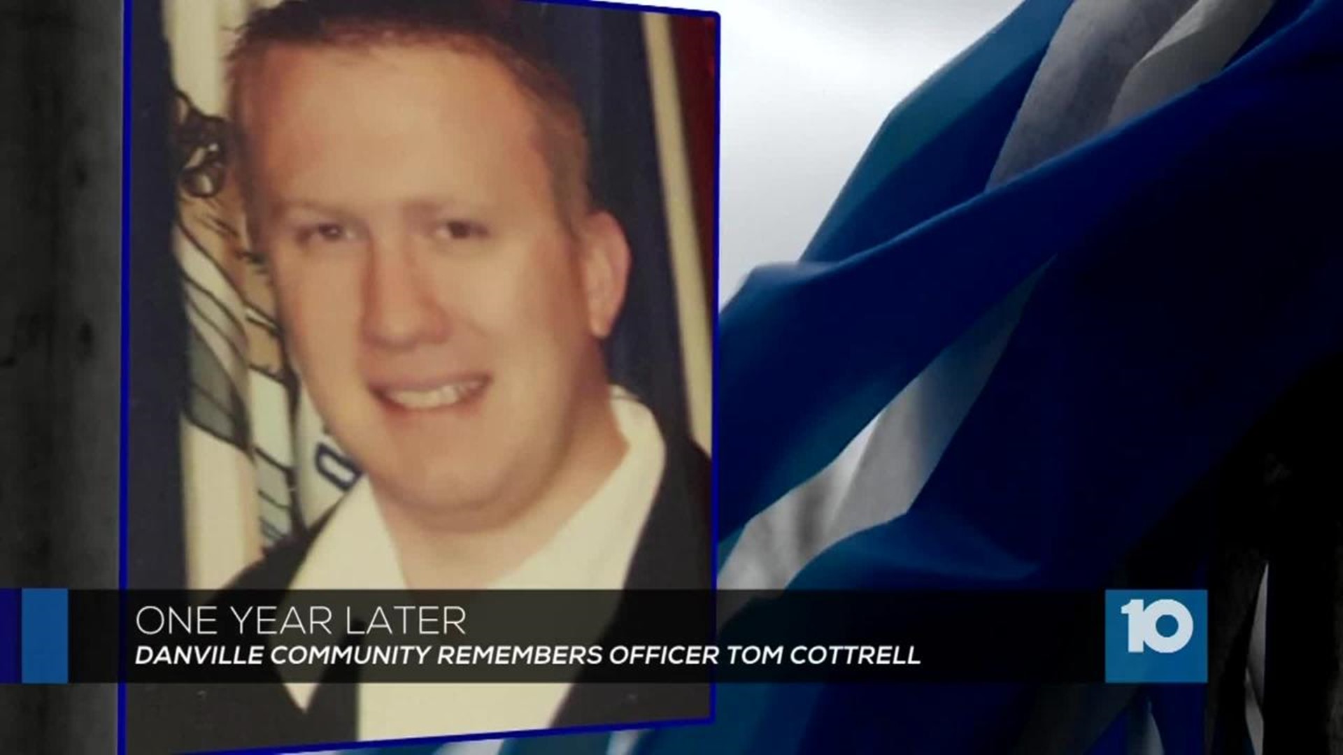 Town honors Danville officer killed in line of duty one year ago | 10tv.com
