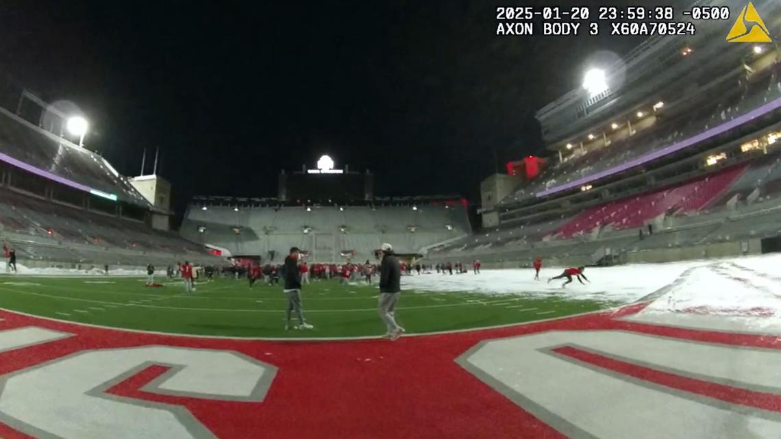 Bodycam video shows Ohio State Buckeye fans storming Ohio Stadium ...
