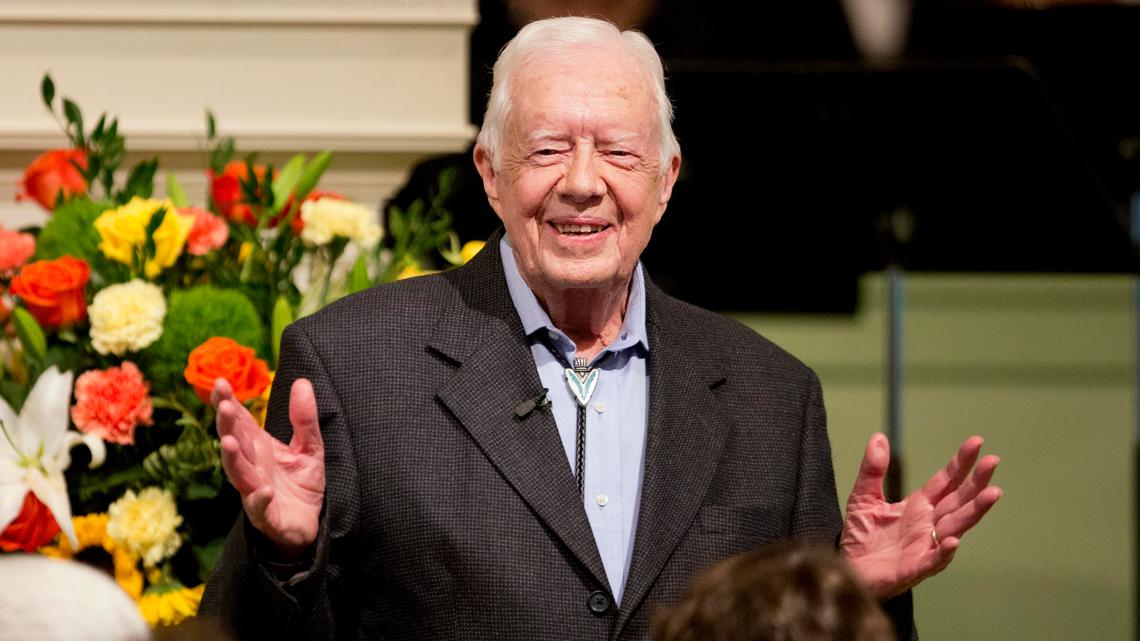 Former president Jimmy Carter receives award from Ohio foundation ...