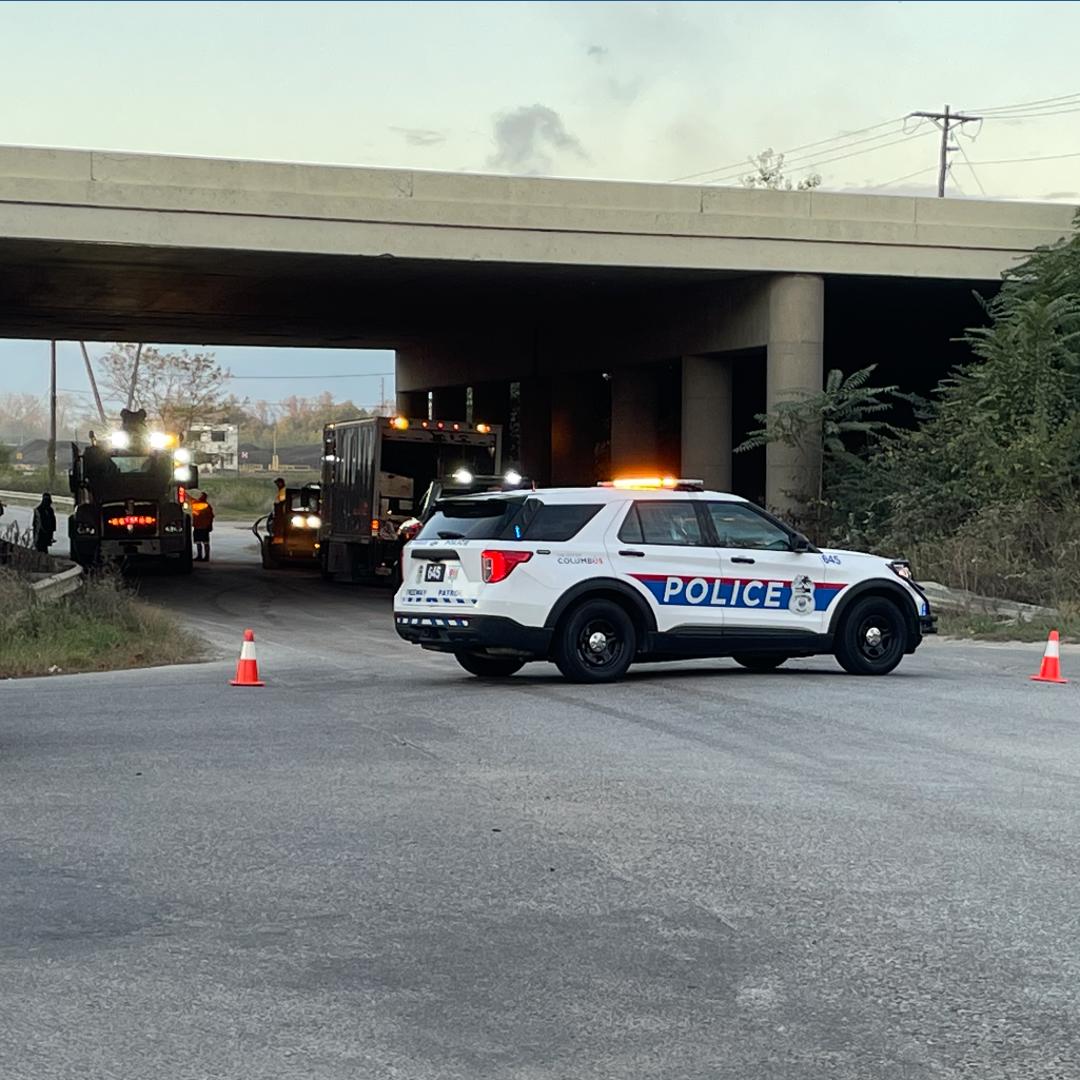 State Route 104 closed after dump truck hits bridge | 10tv.com