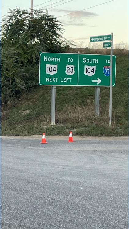 State Route 104 closed after dump truck hits bridge | 10tv.com
