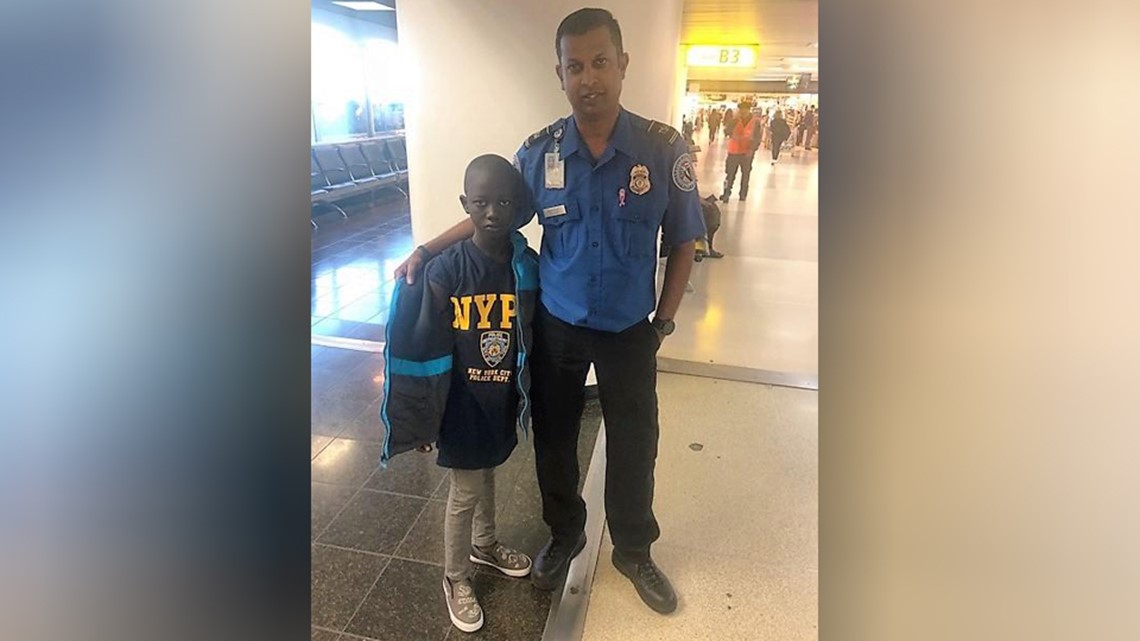 TSA officers buy shirt for boy traveling to Denver | 10tv.com