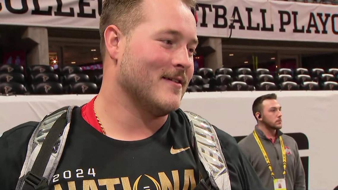 Seth McLaughlin postgame interview | Ohio State-Notre Dame national championship | 10tv.com