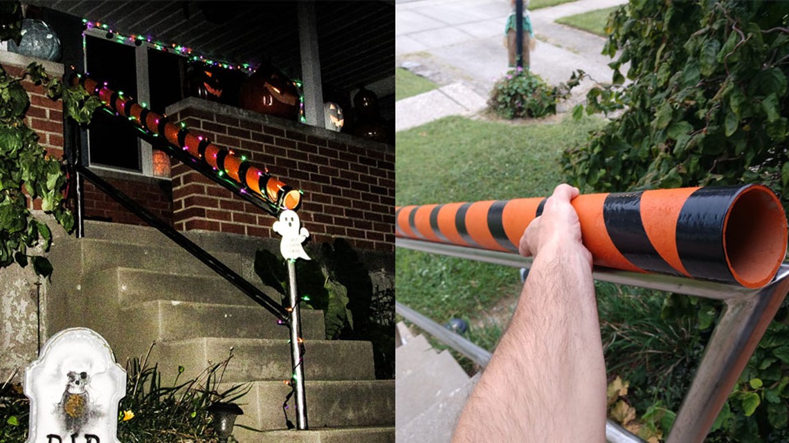 Ohio man creates 'candy chute' to provide social distance, normalcy for ...