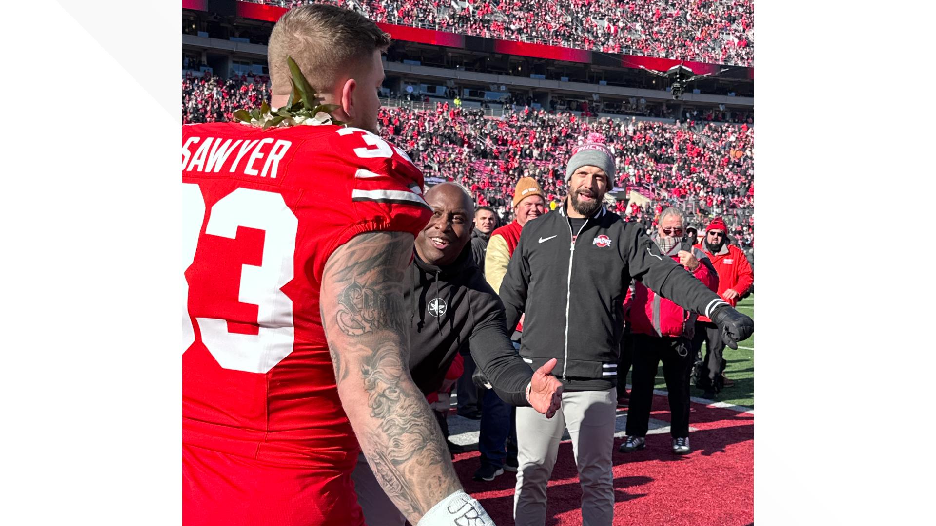 Ohio State honors graduating Buckeyes before Michigan game | 10tv.com