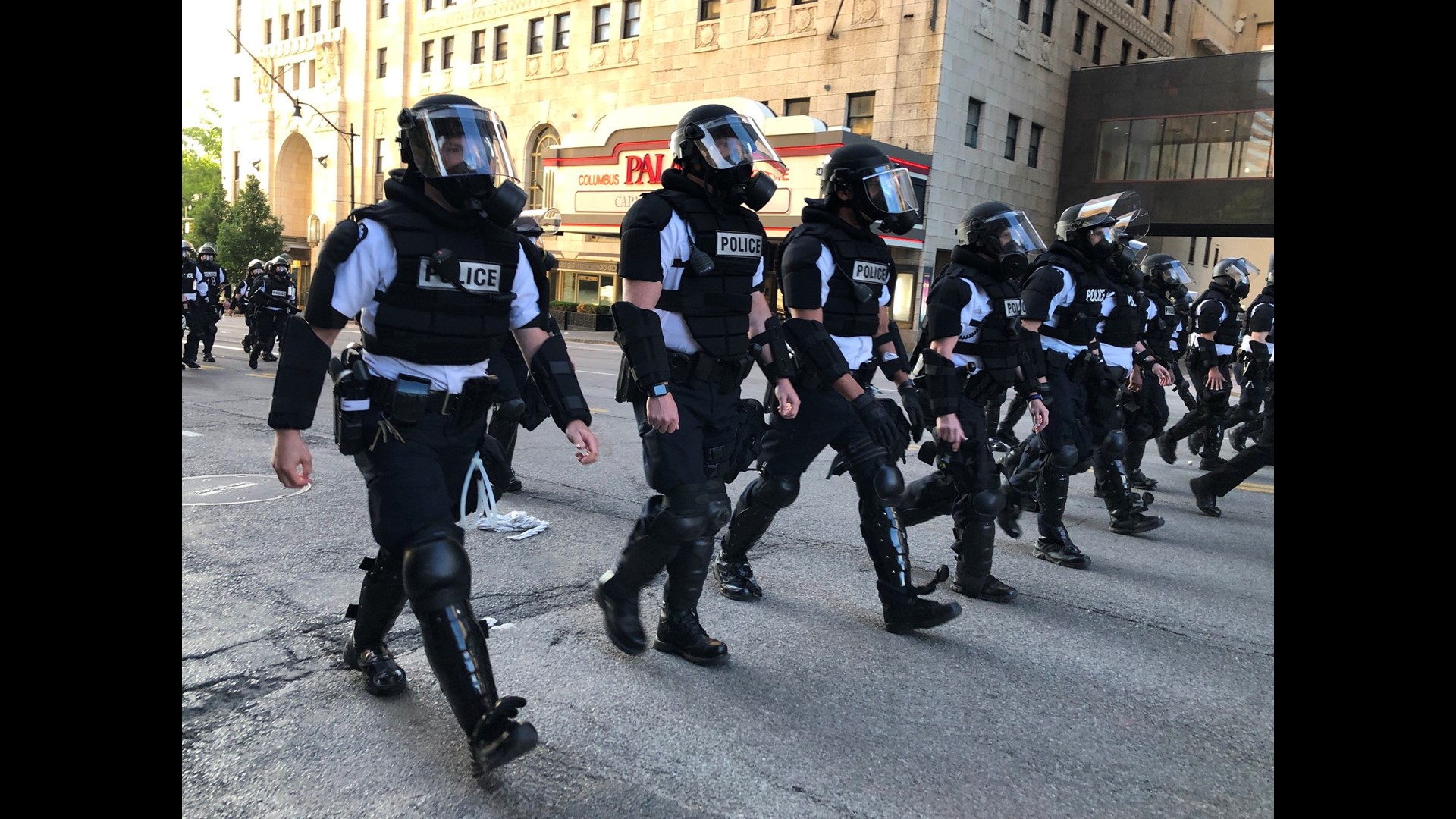Columbus sees fourth consecutive day of protests and police downtown ...