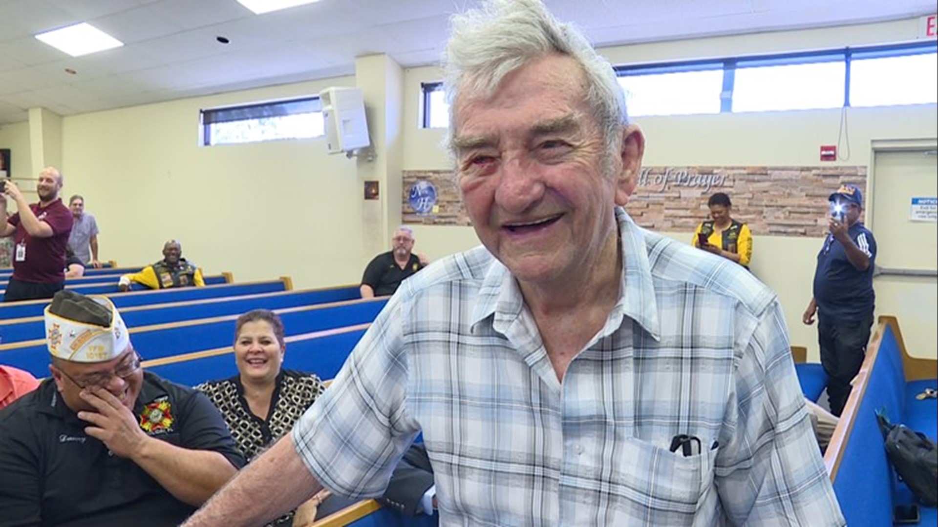 WWII vet who lost everything in house fire gets huge surprise from ...