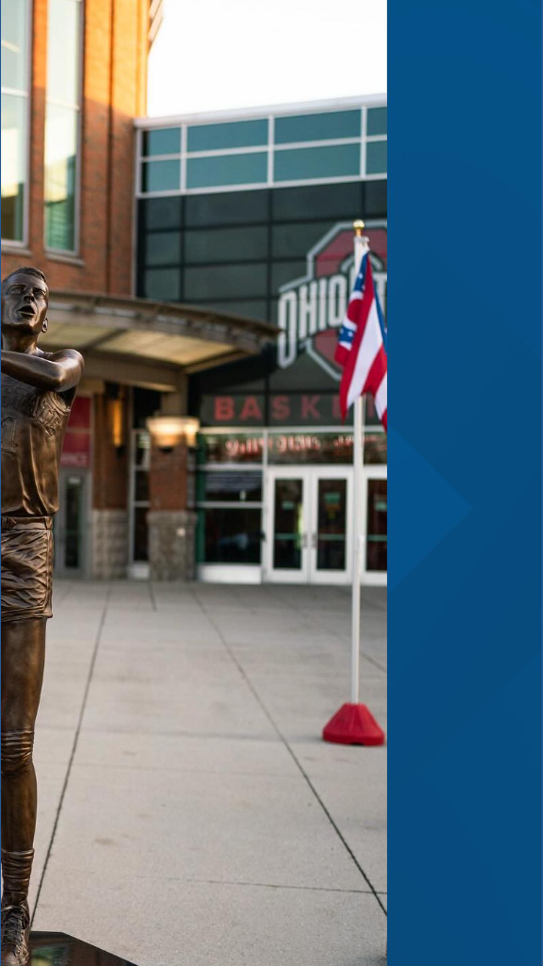 Ohio State unveils statue for legendary basketball player Jerry Lucas ...
