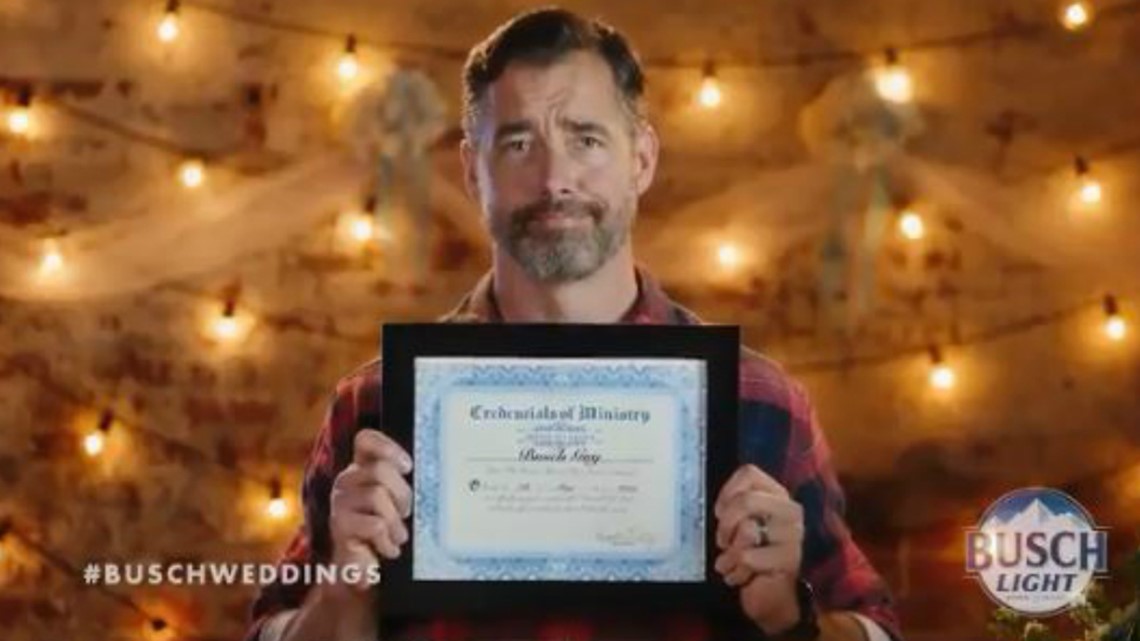 Busch Beer holding contest for couple to be married by 'Busch Guy' and ...