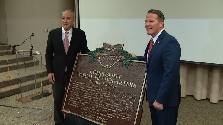 Ohio Historical Marker unveiled for CompuServe | 10tv.com