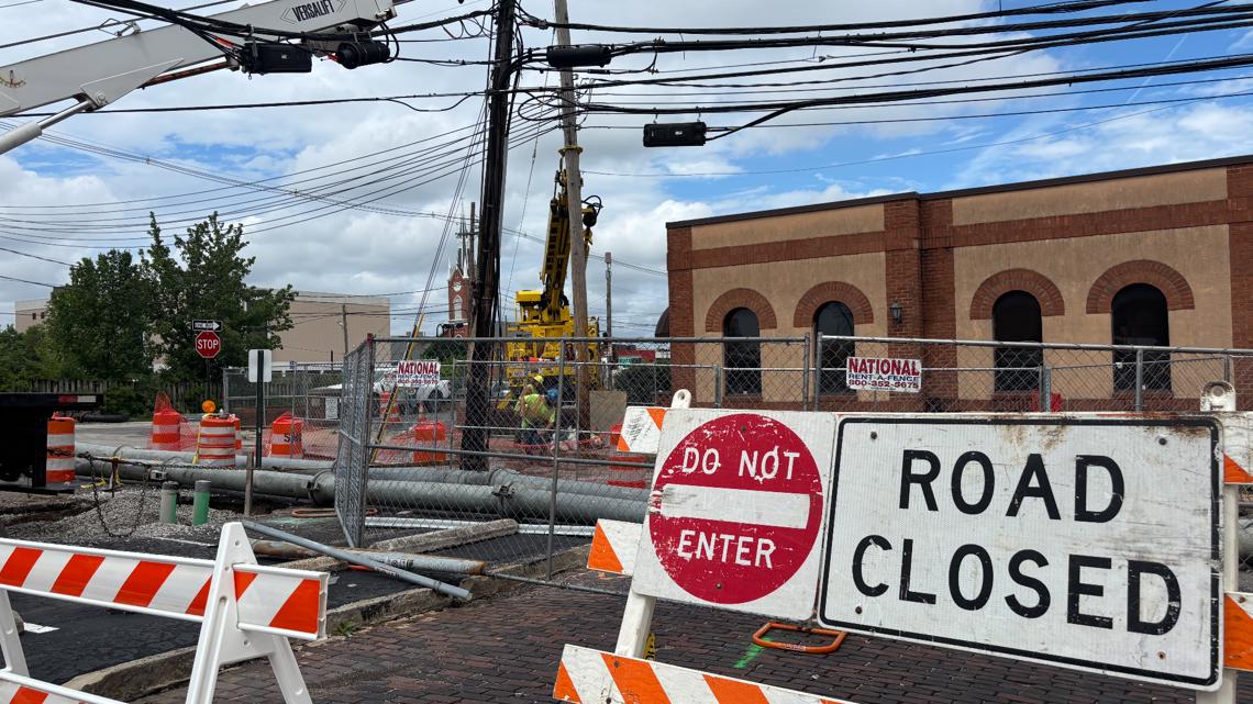 Sewer collapse in German Village leads to street flooding, building ...