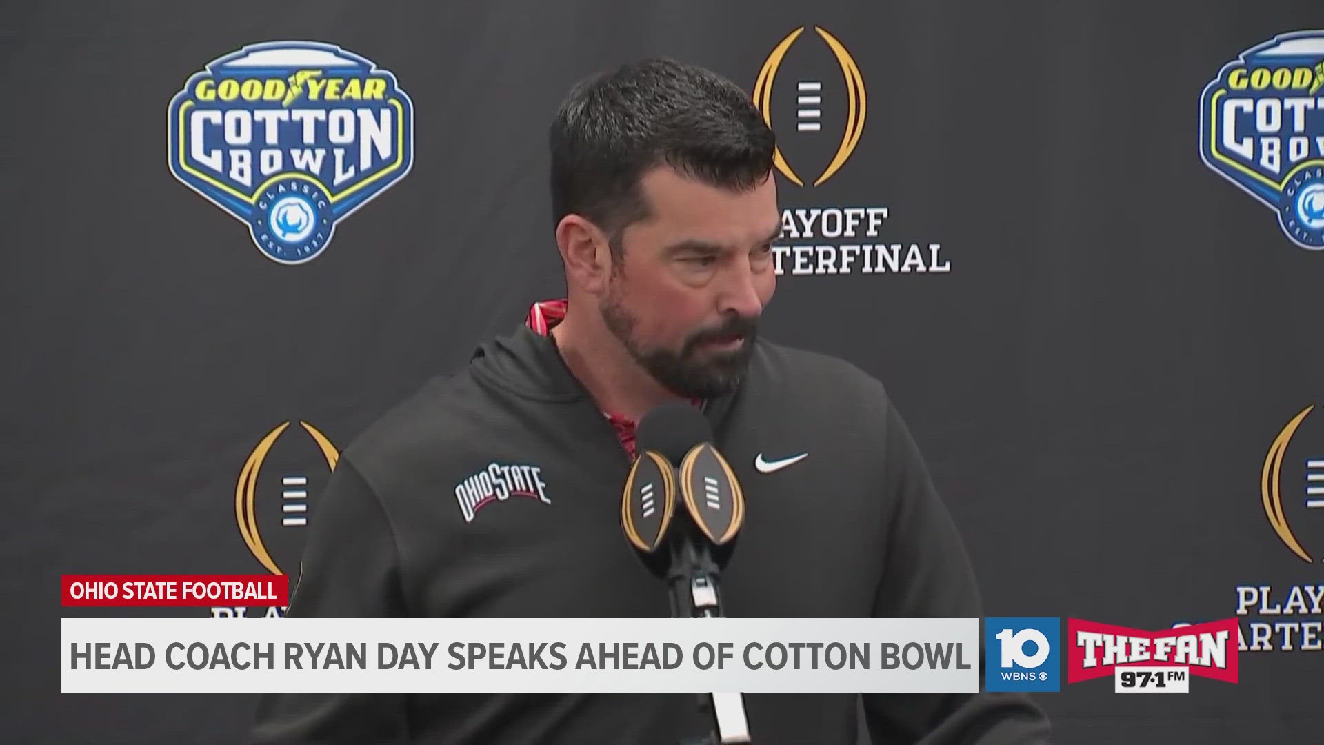 Ryan Day speaks ahead of Cotton Bowl | Ohio State vs. Miami | 10tv.com