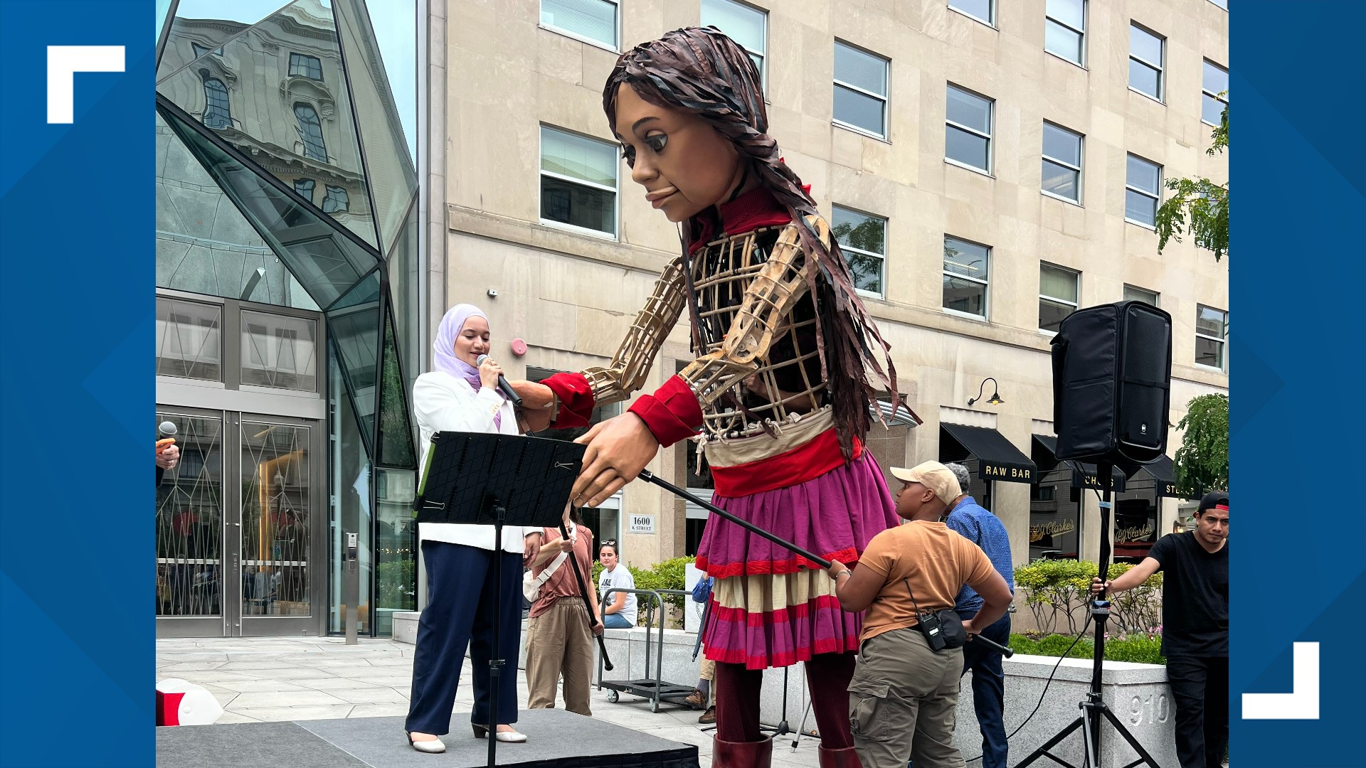 Syrian refugee girl puppet brings global message of hope to Columbus ...