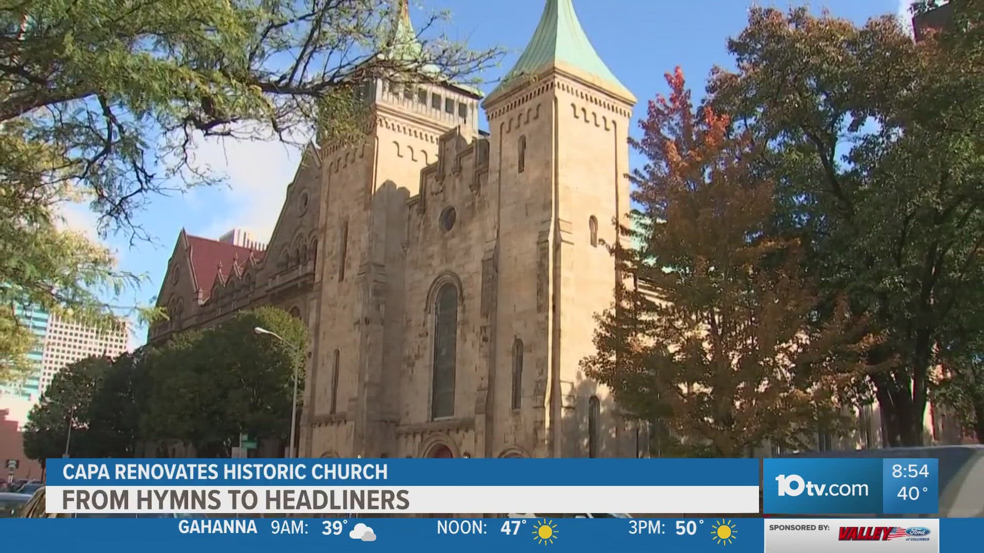 From hymns to headliners: CAPA renovates historic church | 10tv.com
