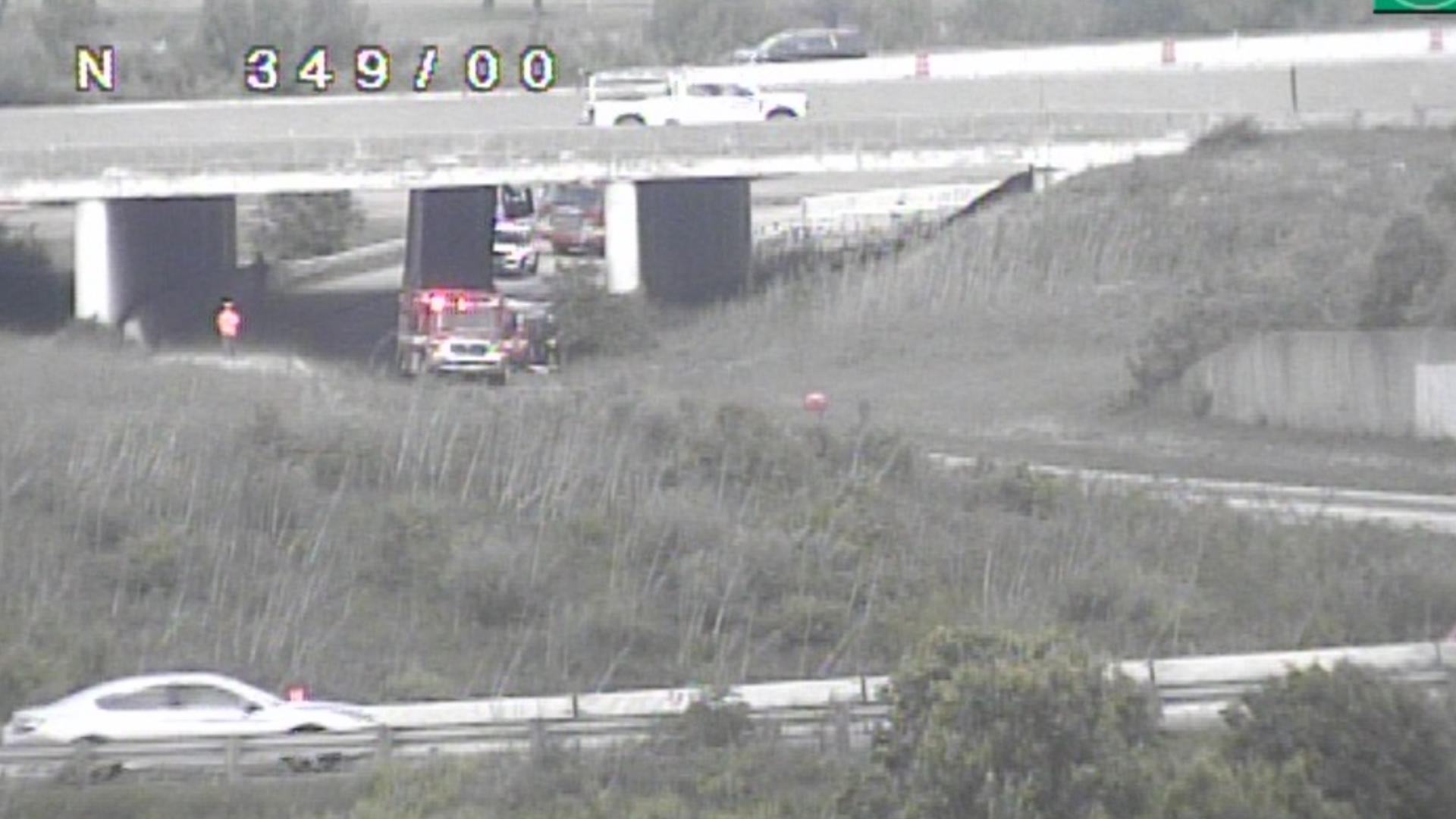 1 critically injured after dump truck hits bridge on I-270 ramp in ...