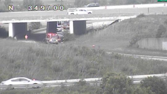 Man seriously injured after dump truck hits bridge on I-270 ramp in ...