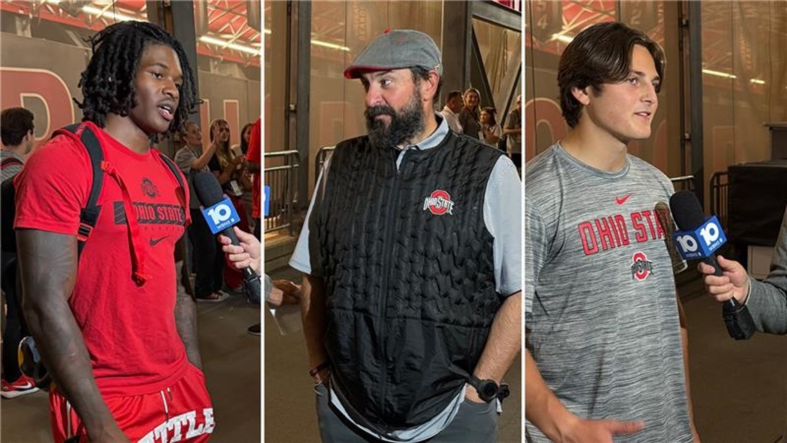 Postgame interviews with players and coaches | Ohio State vs. Ohio ...