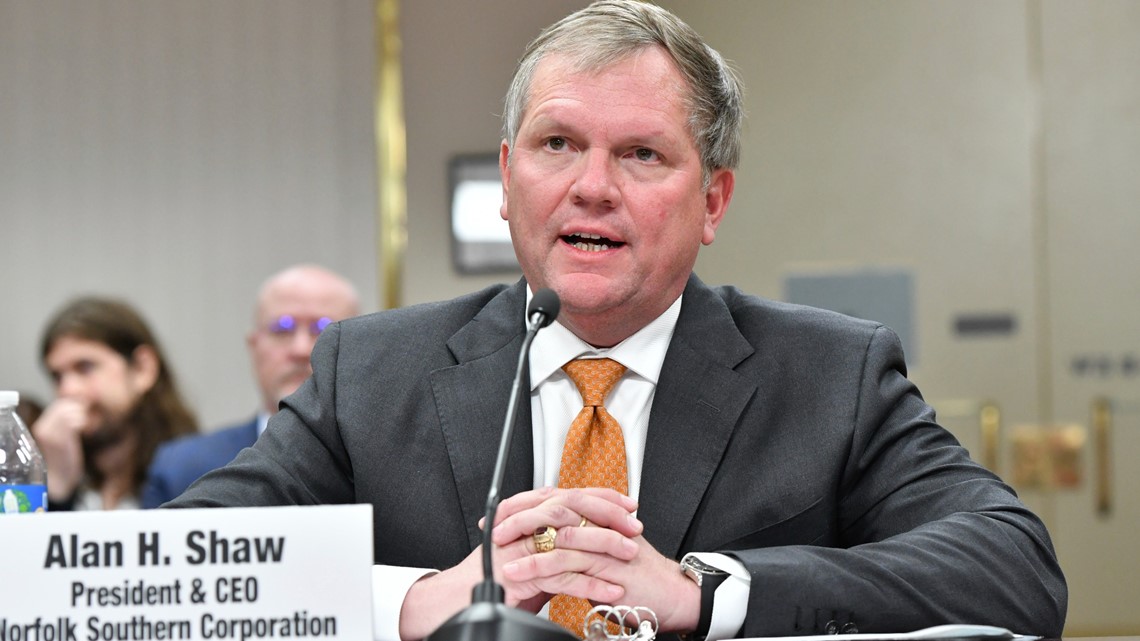 Rail CEO repeats derailment apologies before Ohio Senate | 10tv.com