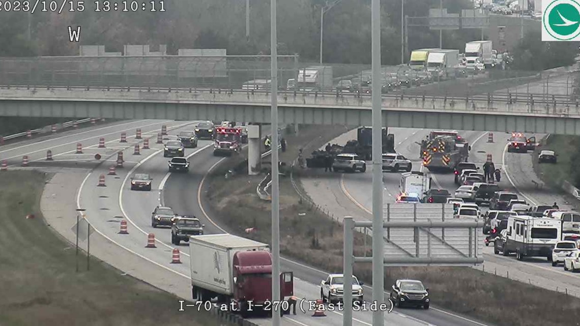 1 dead after semi crash on I-70 in east Columbus | 10tv.com