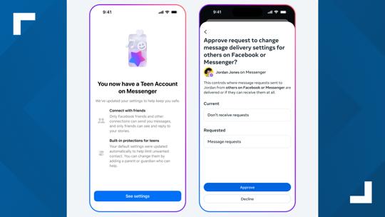 Meta expands teen accounts to Facebook, Messenger | 10tv.com