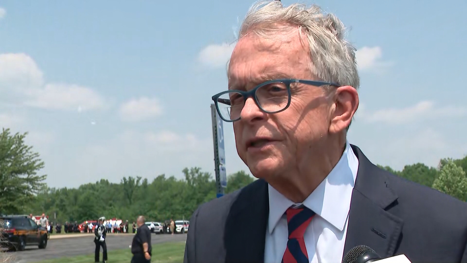 Gov. DeWine speaks at funeral of Morrow County deputy Daniel Sherrer ...