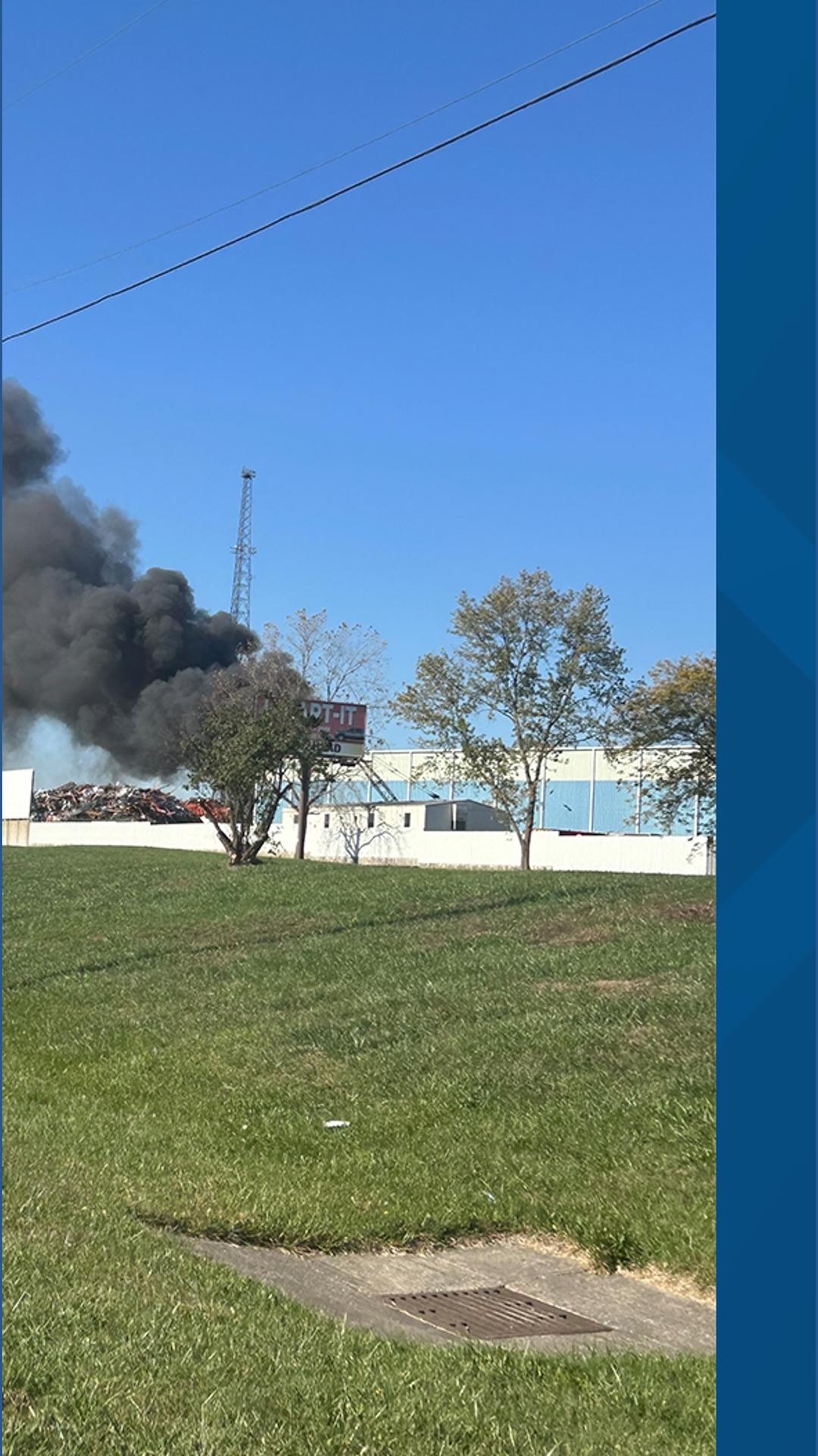 Crews contain fire at southeast Columbus scrapyard | 10tv.com