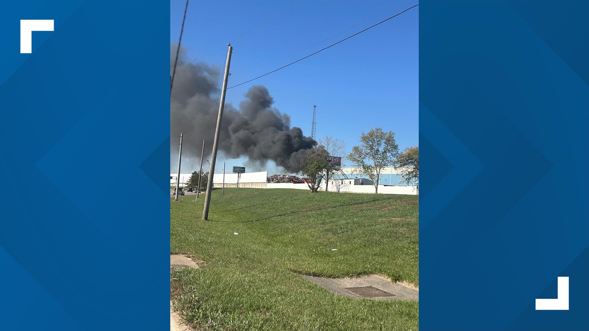 Crews contain fire at southeast Columbus scrapyard | 10tv.com