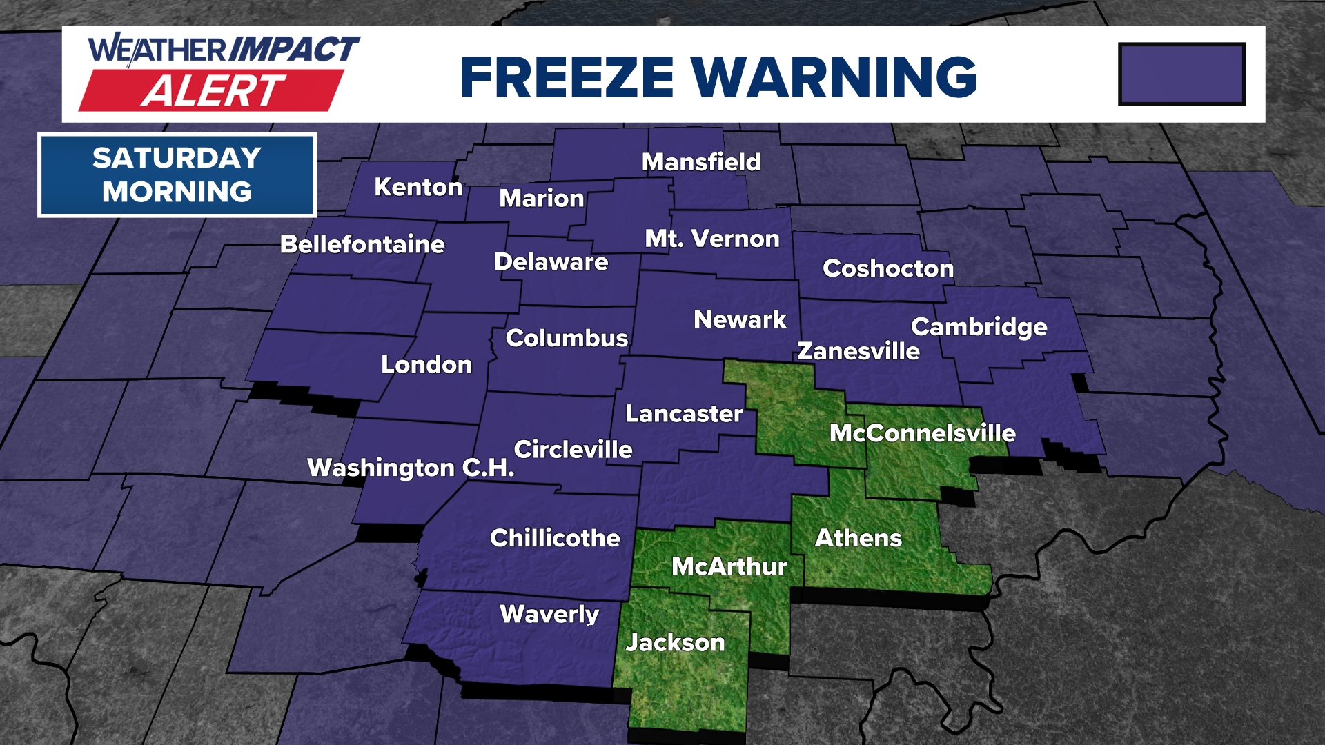 Freeze Warning issued for much of central Ohio | 10tv.com