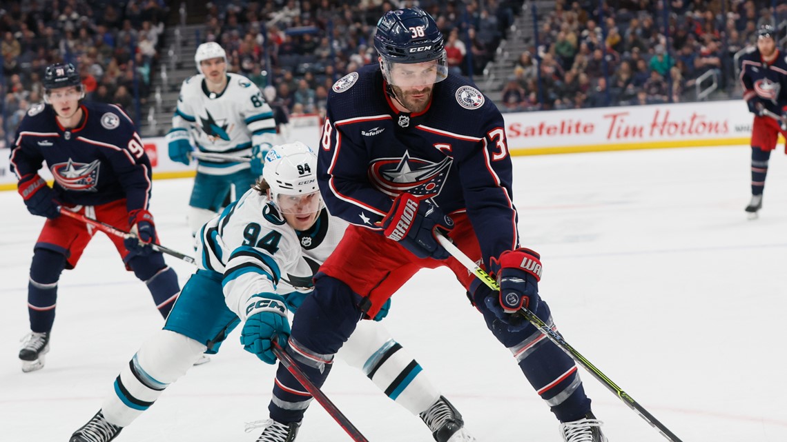 Columbus Blue Jackets win 5-3, beating the San Jose Sharks | 10tv.com
