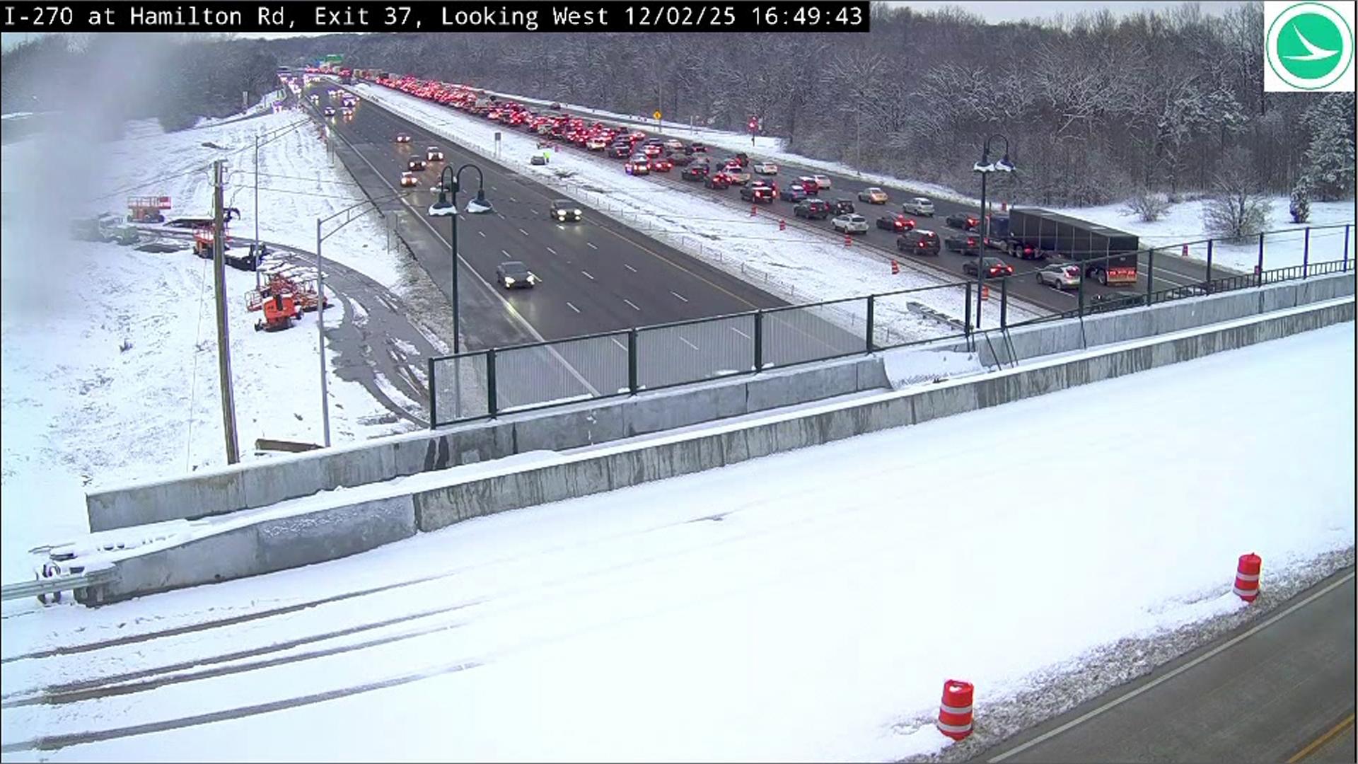 I-270 North in Gahanna reopens after semi crash, fuel spill | 10tv.com