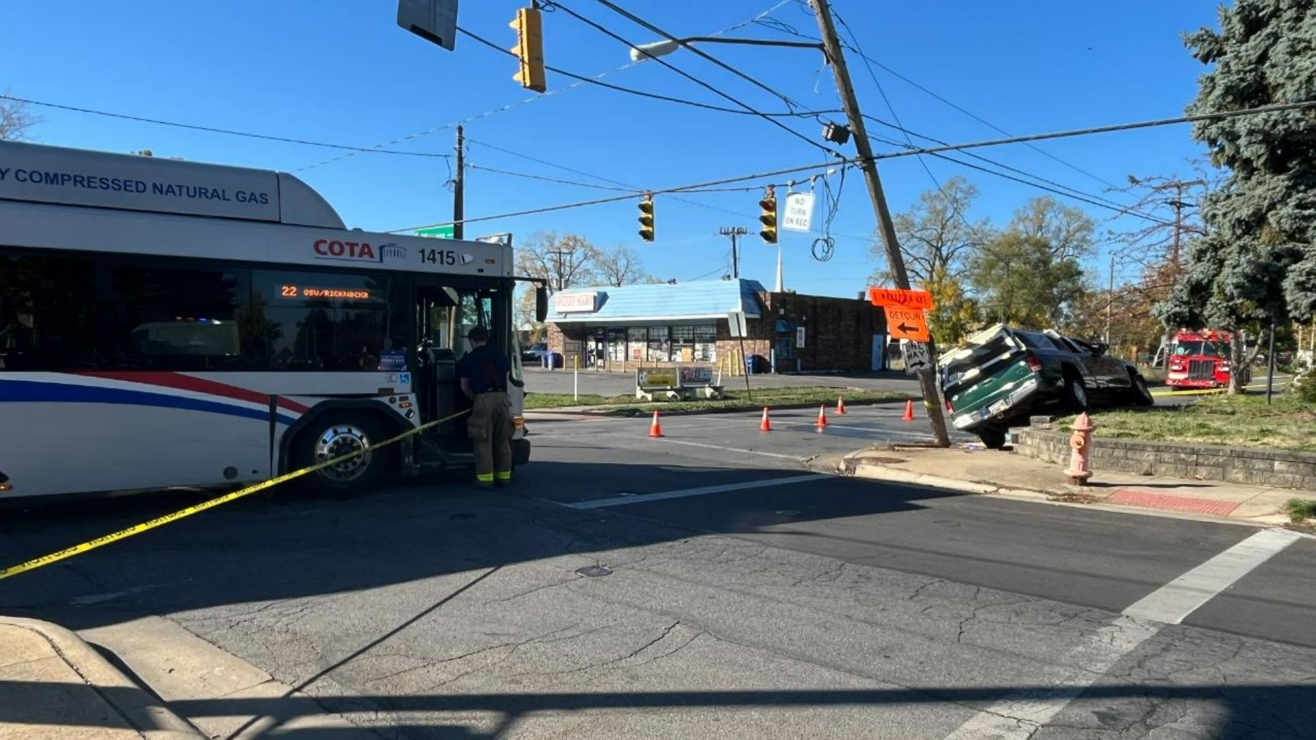 2 hospitalized after crash involving COTA bus | 10tv.com