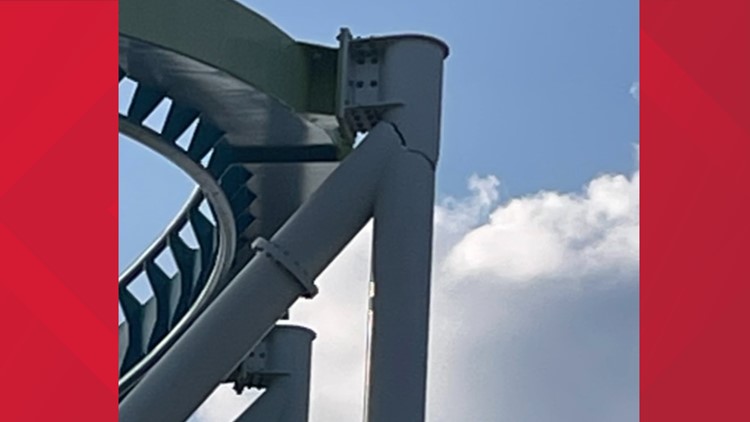 Carowinds coaster closed for crack in support beam | wthr.com