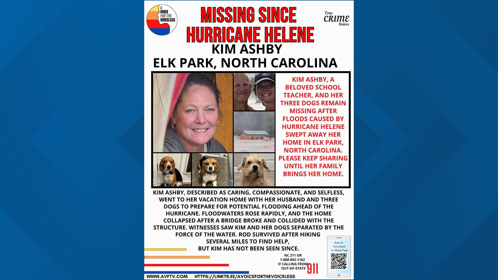 Daughter honors missing mom 1 year after Helene flooding | wnep.com