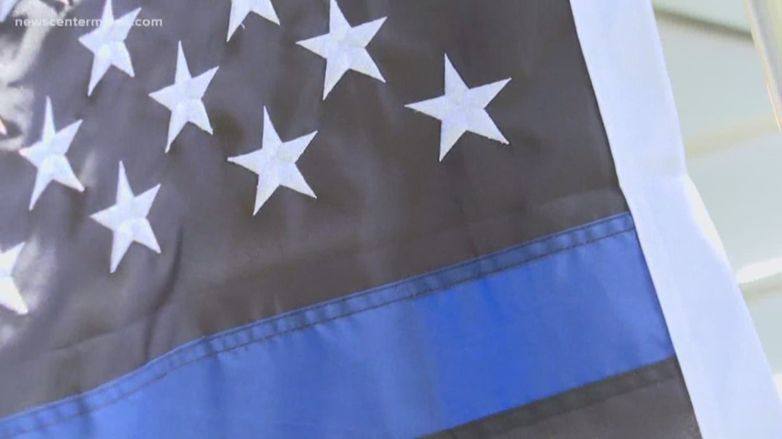 Police chief faces controversy after removing Thin Blue Line flag ...